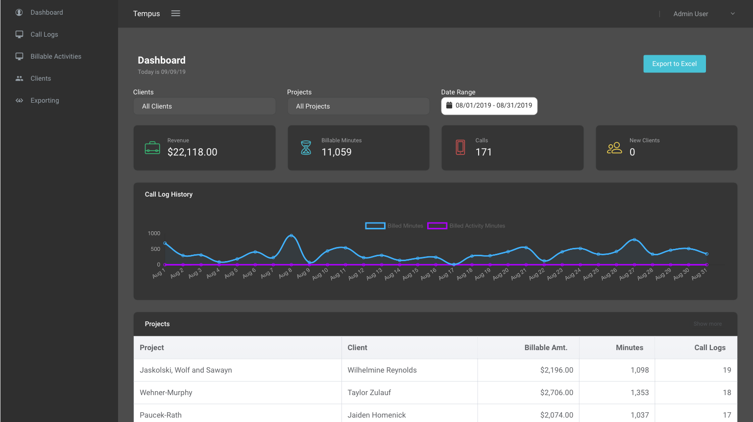 My Tempus Time - Time Tracker